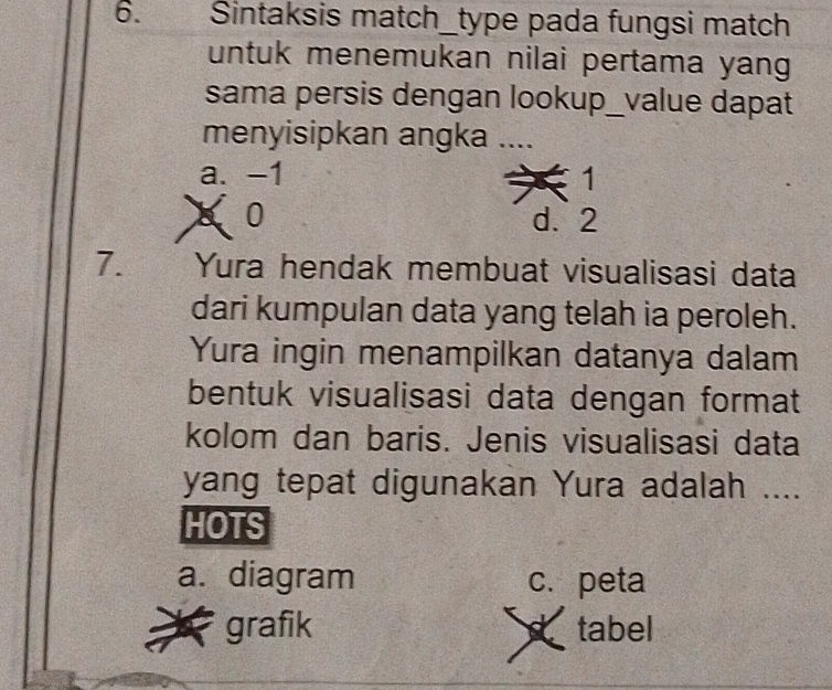 6. Sintaksis match_type pada fungsi match | StudyX