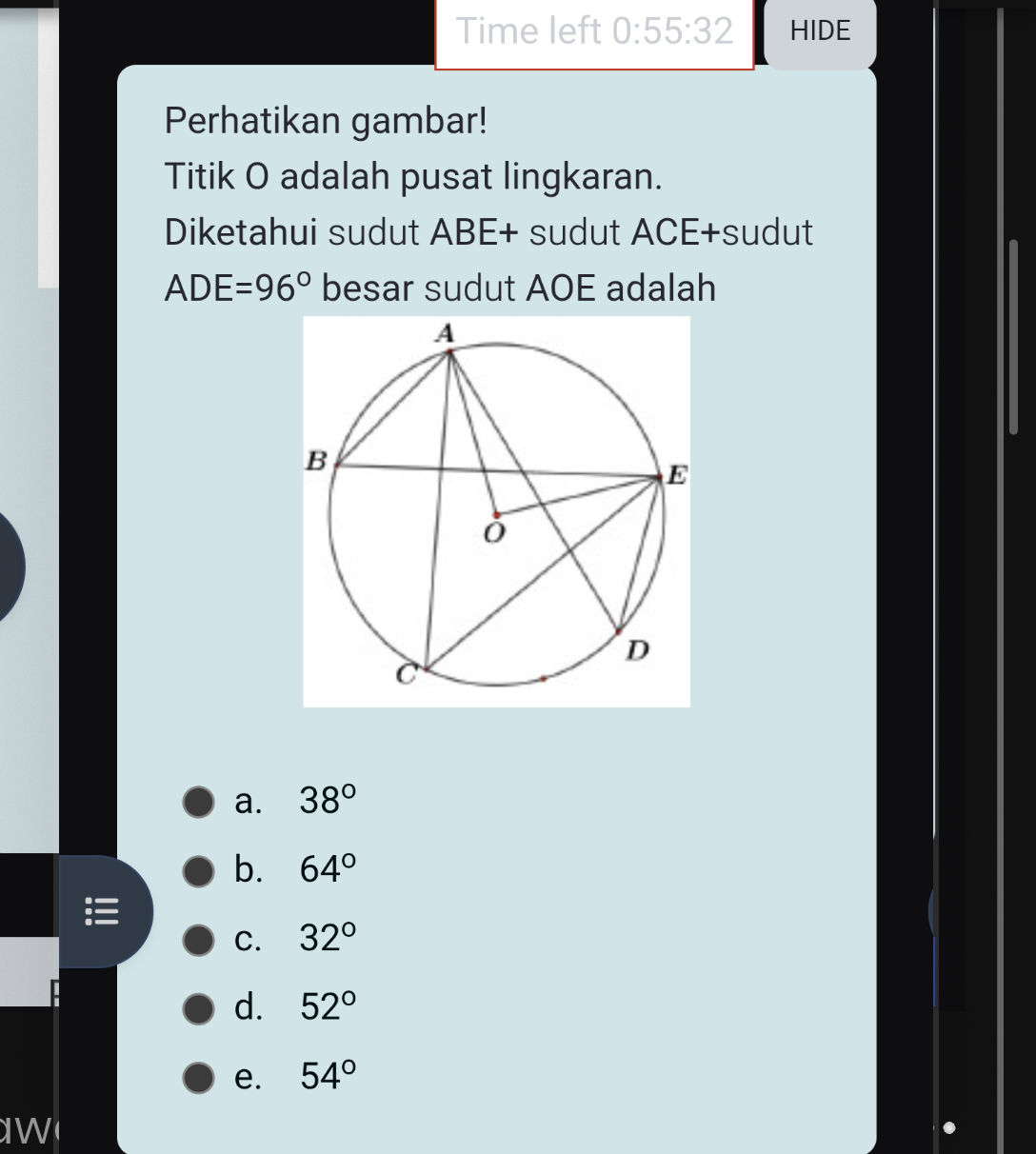 Perhatikan gambar! Titik O adalah pusat | StudyX