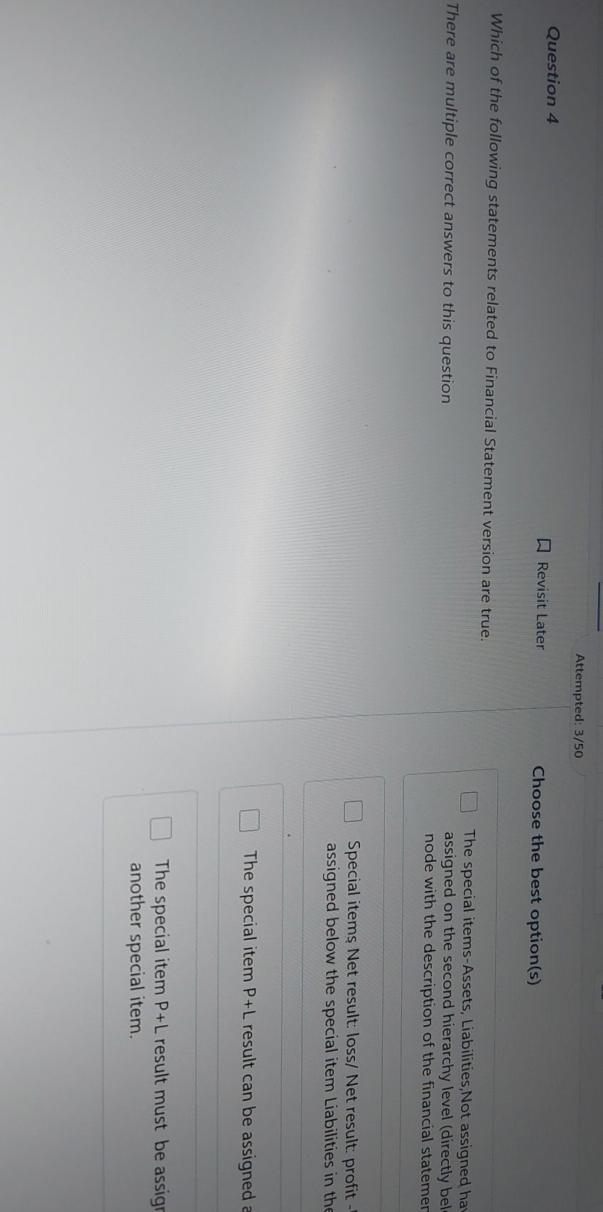 Question 4 Which of the following statements | StudyX