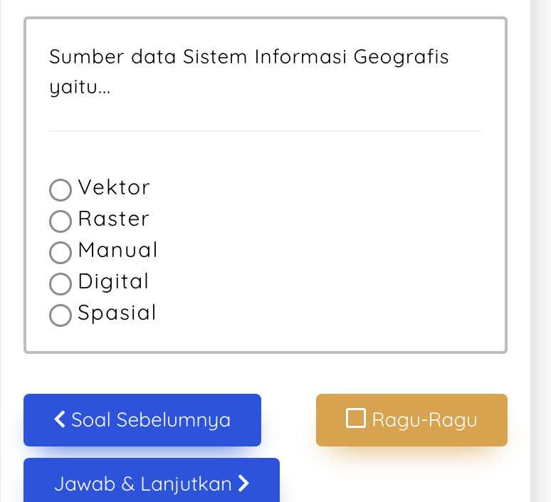 Sumber data Sistem Informasi Geografis | StudyX