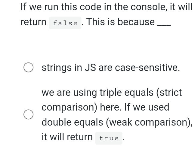 If we run this code in the console, it will | StudyX