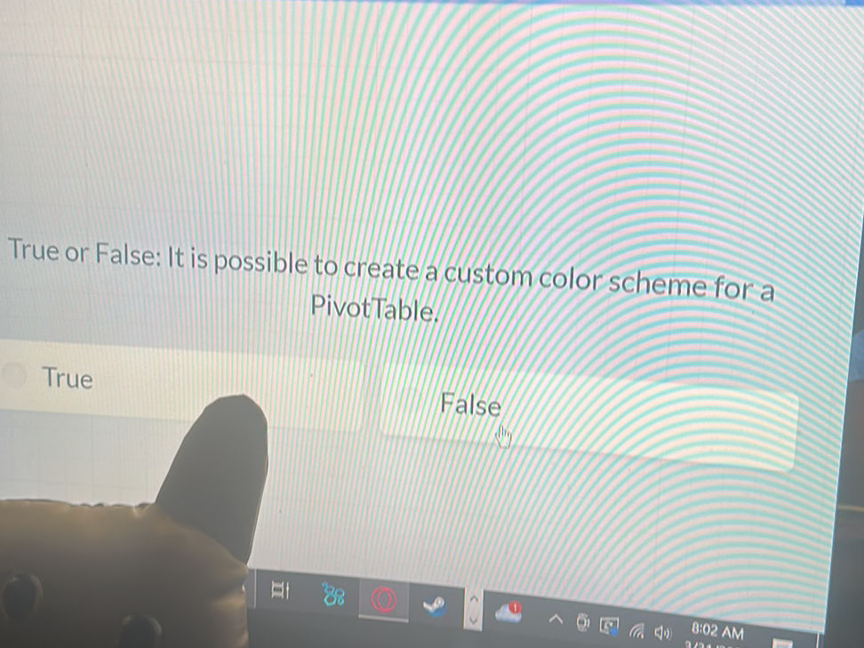 True or False: It is possible to create a | StudyX