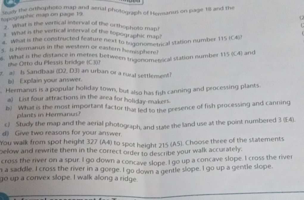 2. What is the vertical interval of the | StudyX