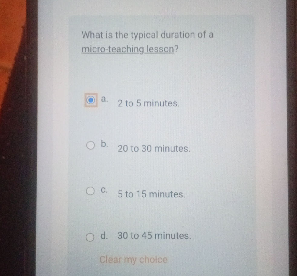 What is the typical duration of a | StudyX