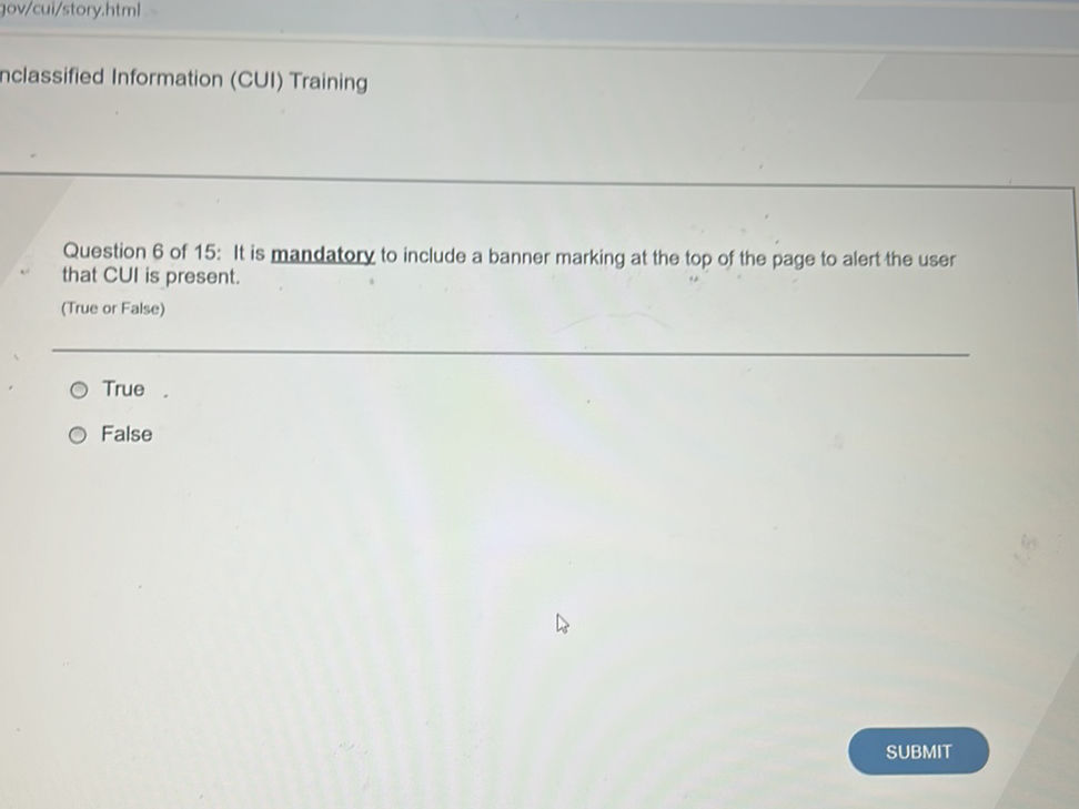 Question 6 of 15: It is mandatory to include | StudyX