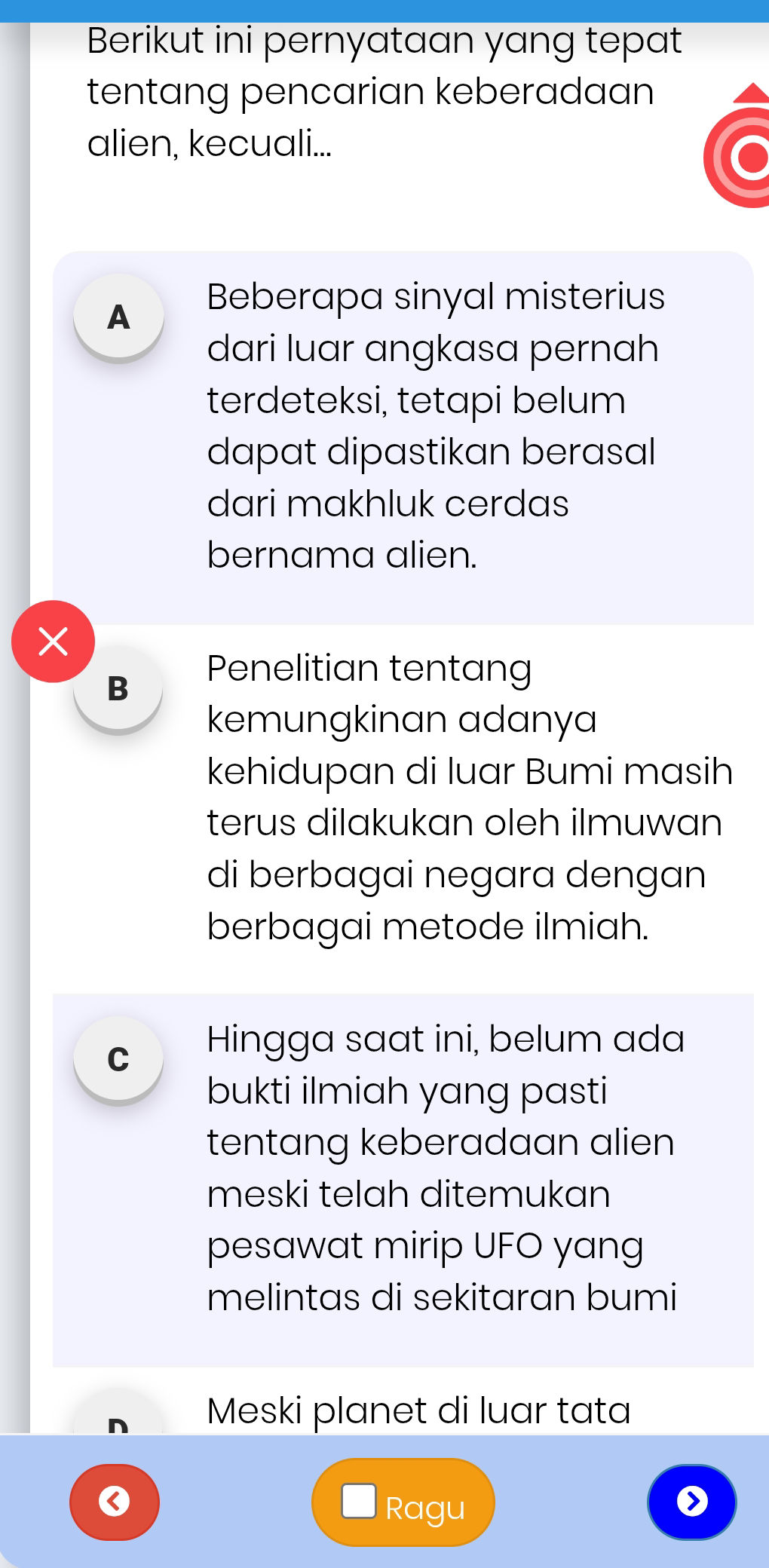 Berikut ini pernyataan yang tepat tentang | StudyX
