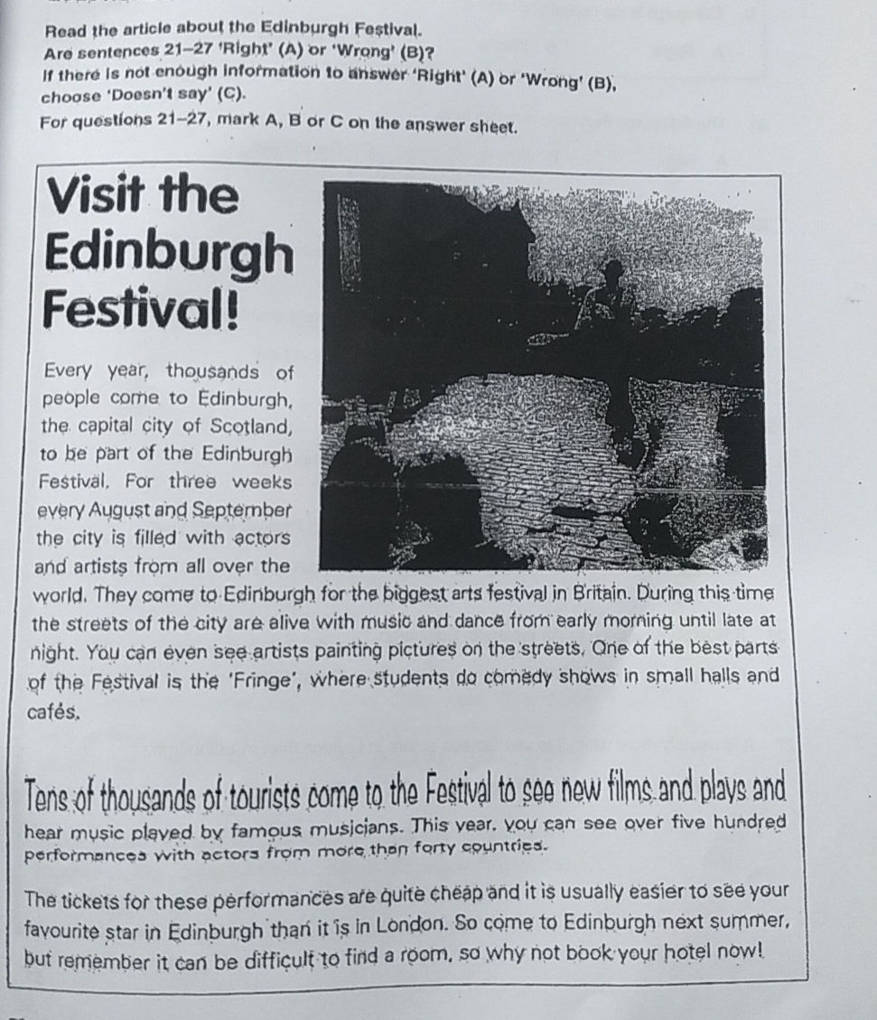 Read the article about the Edinburgh | StudyX
