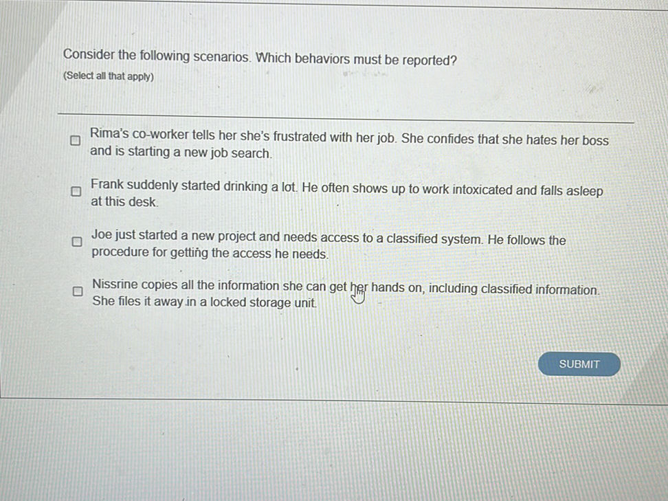Consider the following scenarios. Which | StudyX