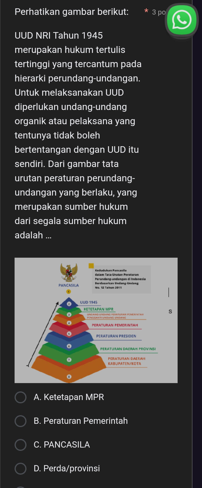 Perhatikan gambar berikut: UUD NRI Tahun | StudyX