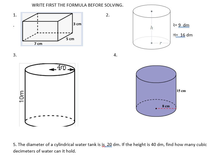 1. A rectangular prism with dimensions 7 | StudyX