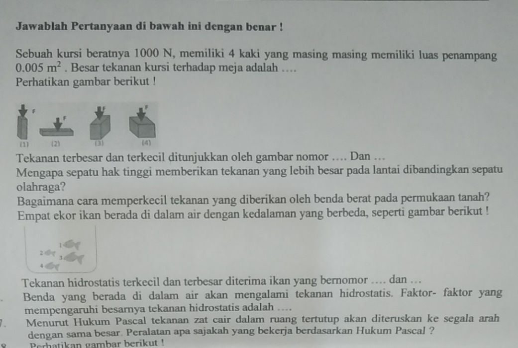 Jawablah Pertanyaan di bawah ini dengan | StudyX
