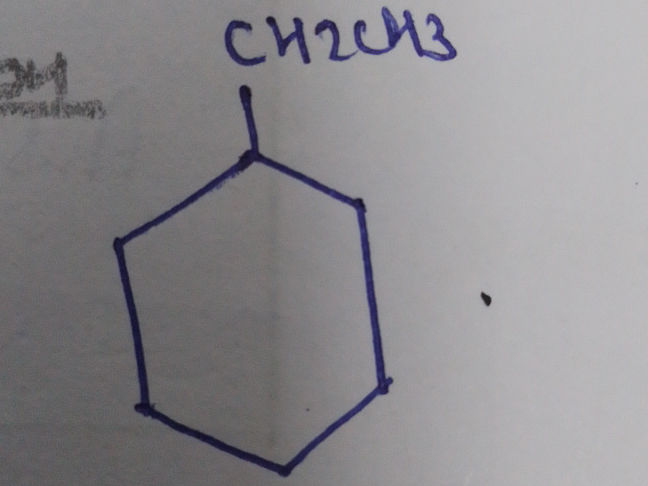 The image shows a cyclohexane ring with an | StudyX