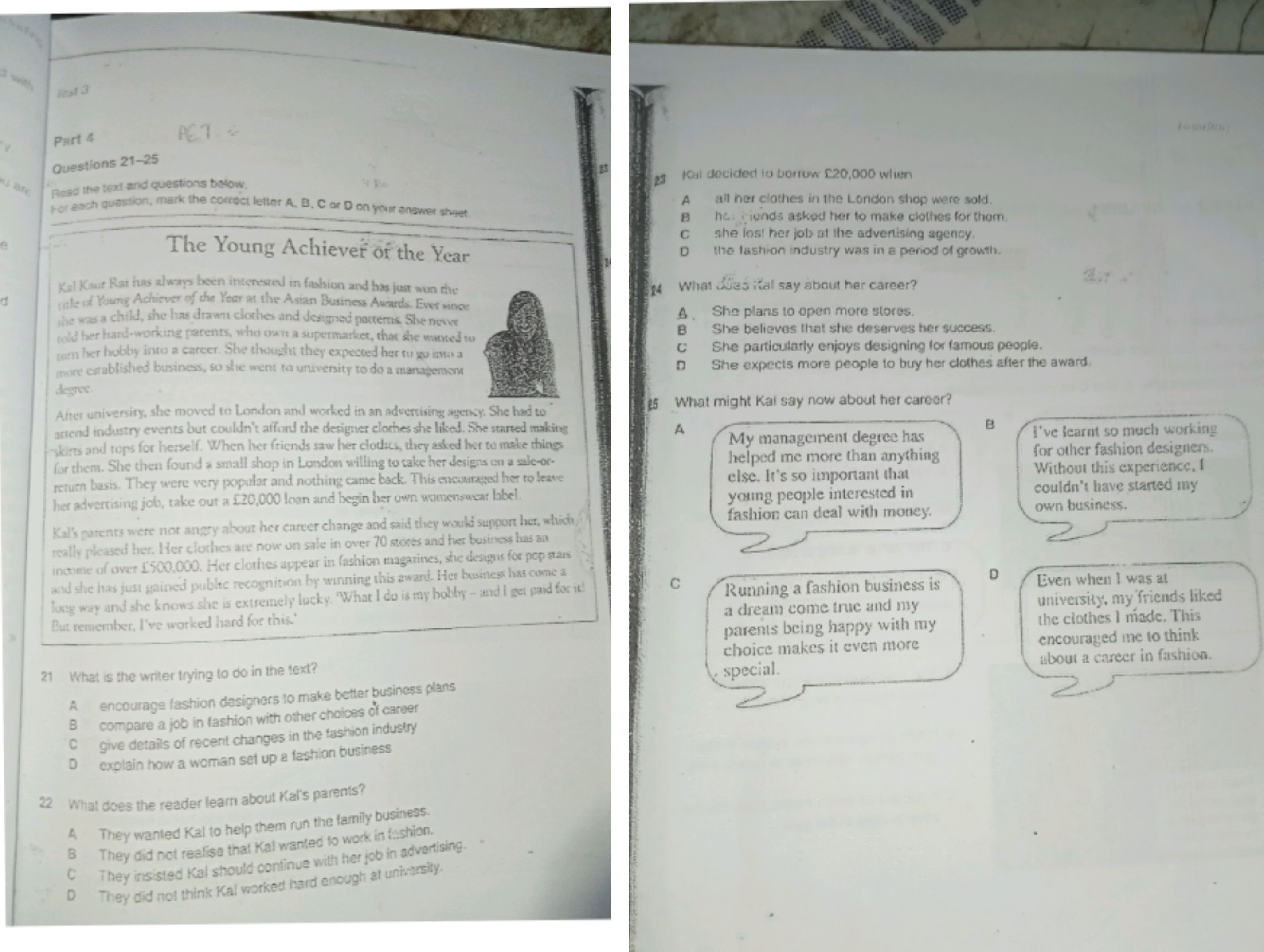 21 What is the writer trying to do in the | StudyX