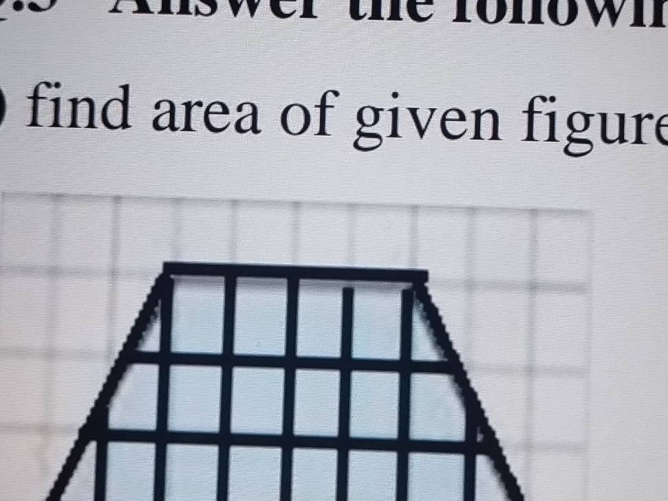Find the area of a given figure | StudyX