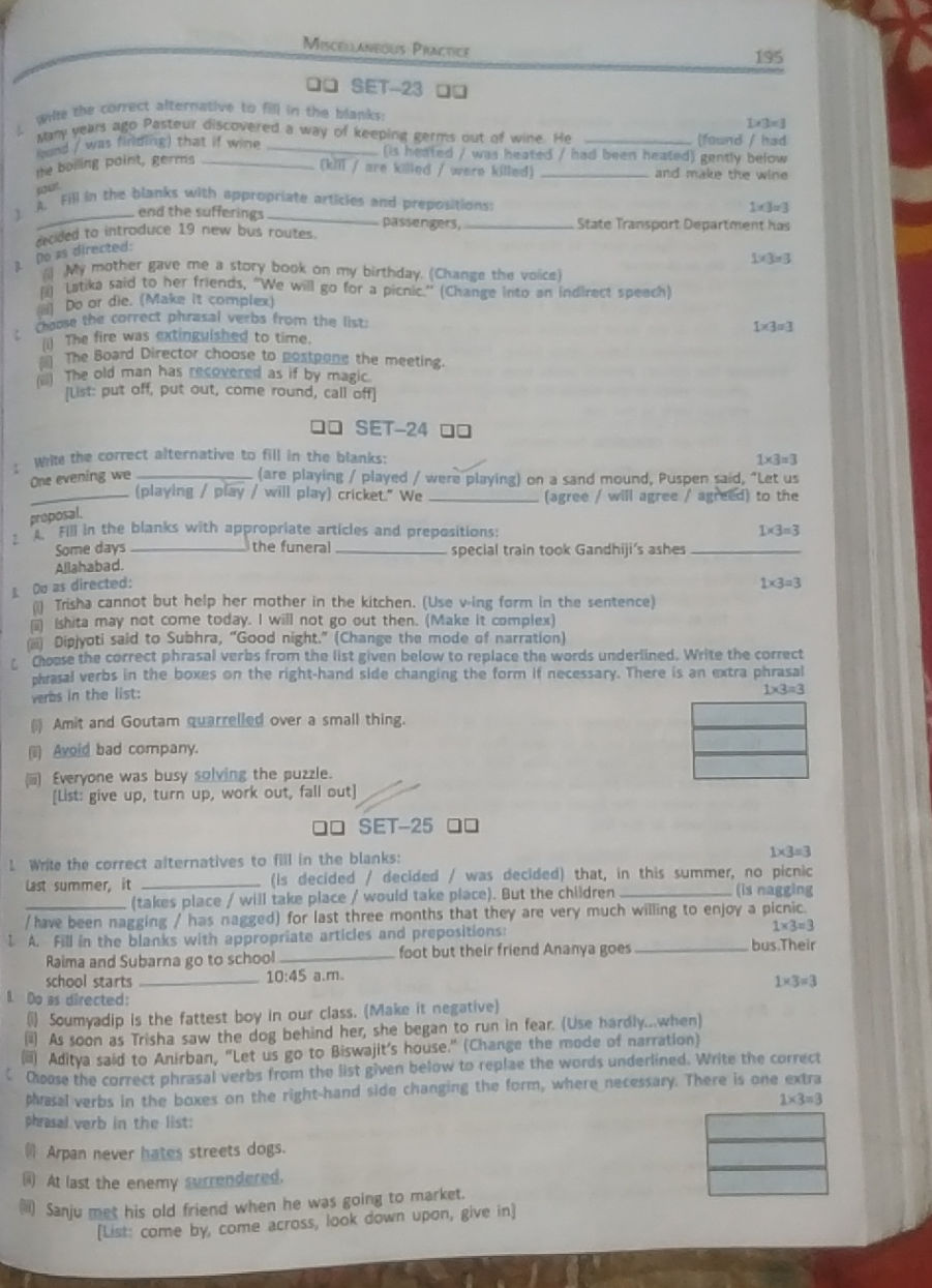 1. Write the correct alternative to fill in | StudyX