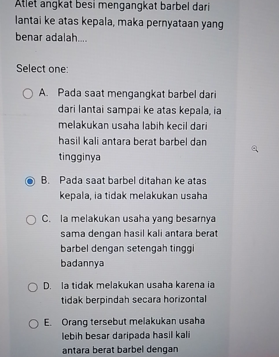 Atlet angkat besi mengangkat barbel dari | StudyX
