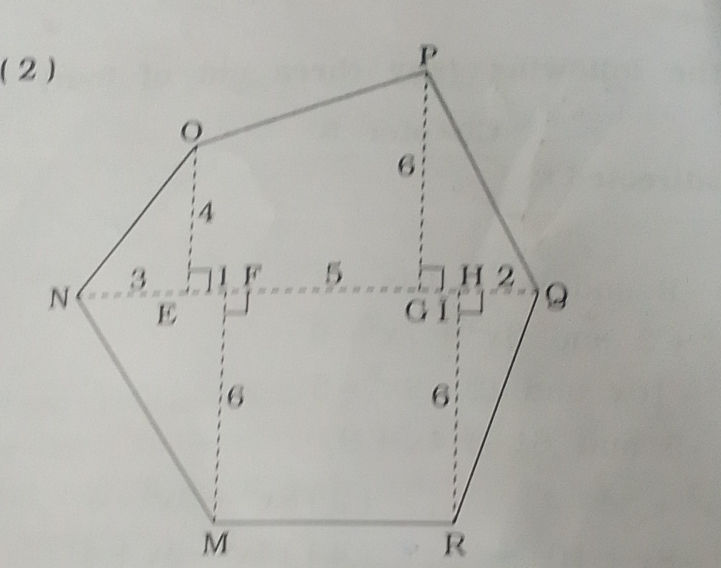 The image shows a polygon with several | StudyX