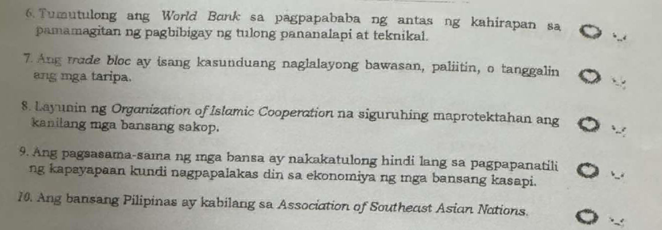 6. Tumutulong ang World Bank sa pagpapababa | StudyX