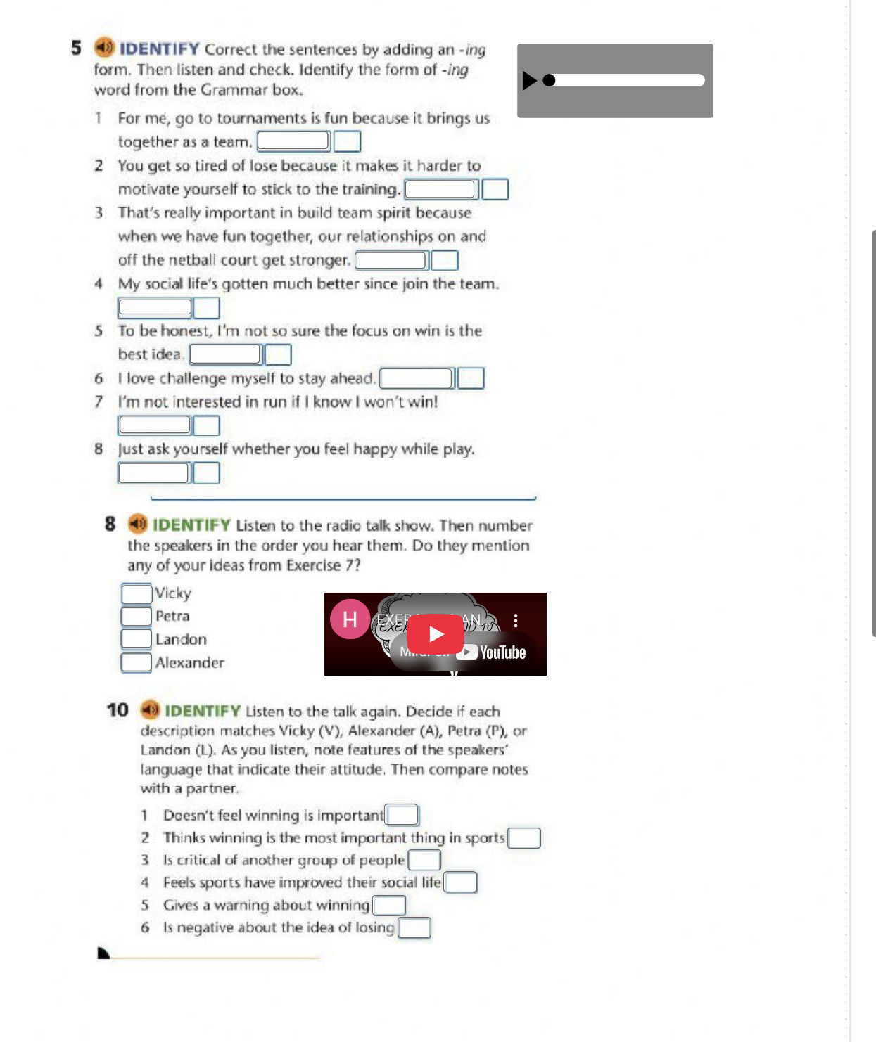 5 IDENTIFY Correct the sentences by adding | StudyX