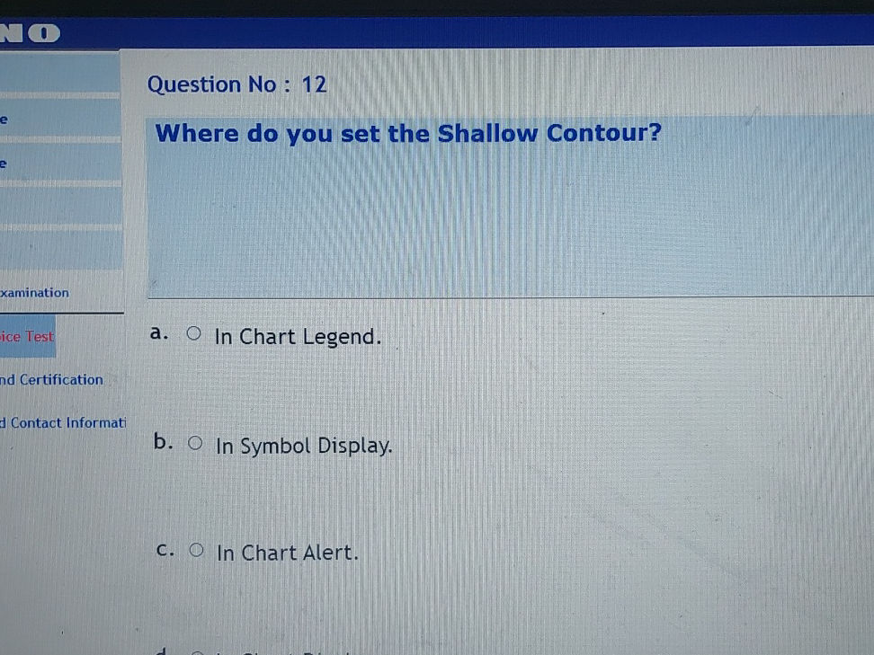 Question No : 12 Where do you set the | StudyX