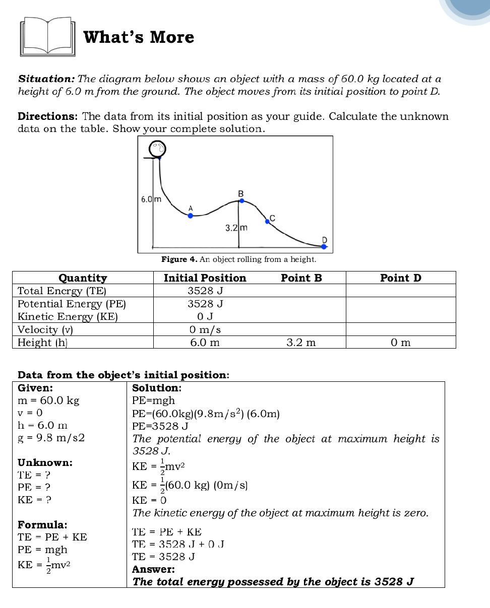 Situation: The diagram below shows an object | StudyX