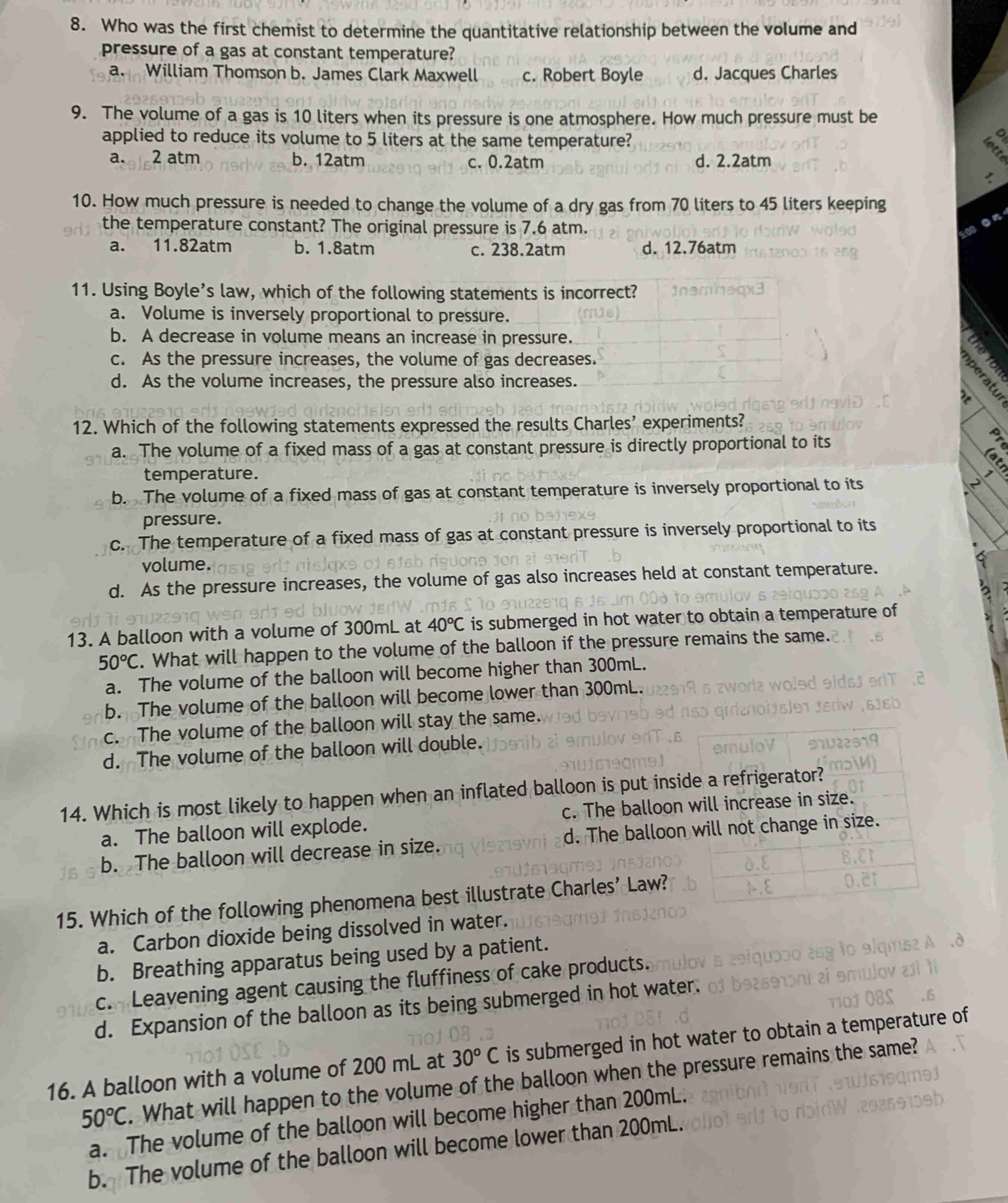 8. Who was the first chemist to determine | StudyX
