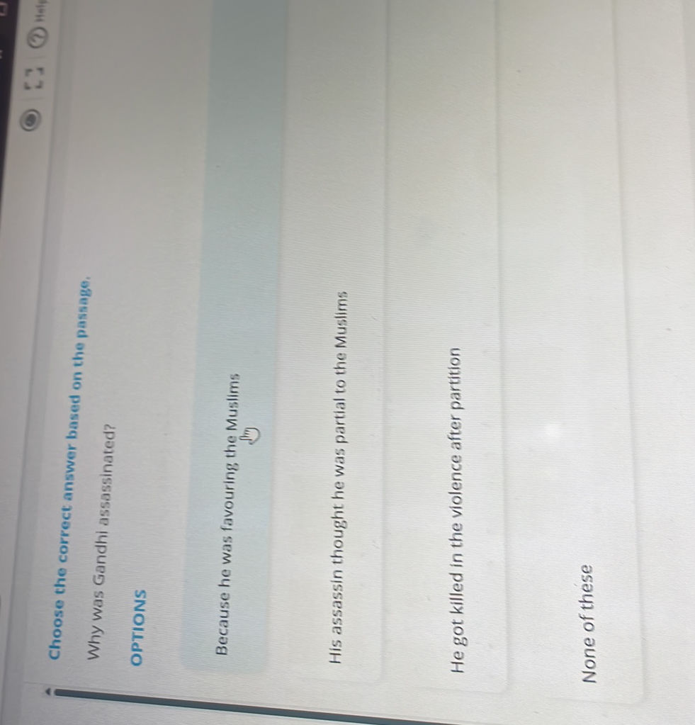 Choose the correct answer based on the | StudyX