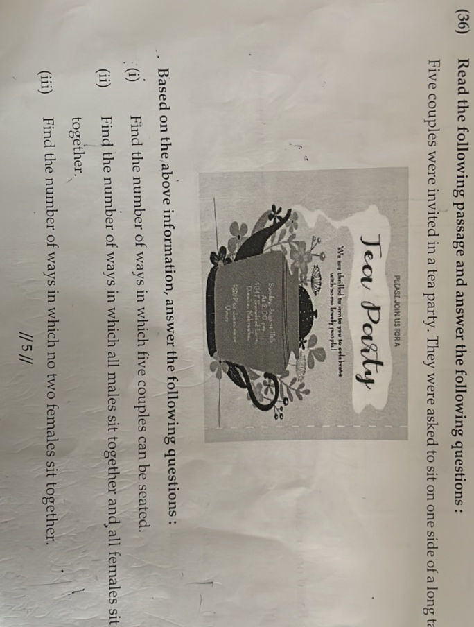 Read the following passage and answer the | StudyX