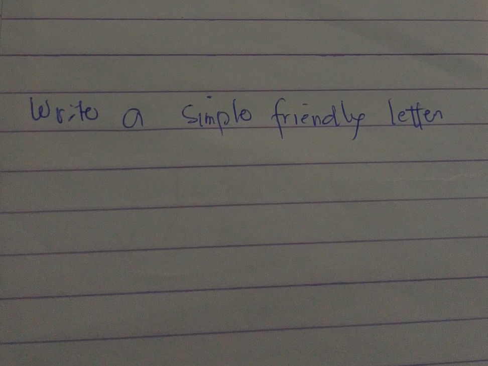 How to Write a Friendly Letter | StudyX
