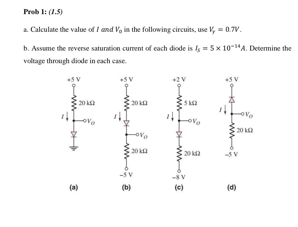 Prob 1: (1.5) a. Calculate the value of $I$ | StudyX