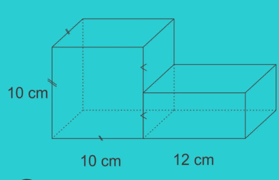 The image shows a composite 3D shape made of | StudyX