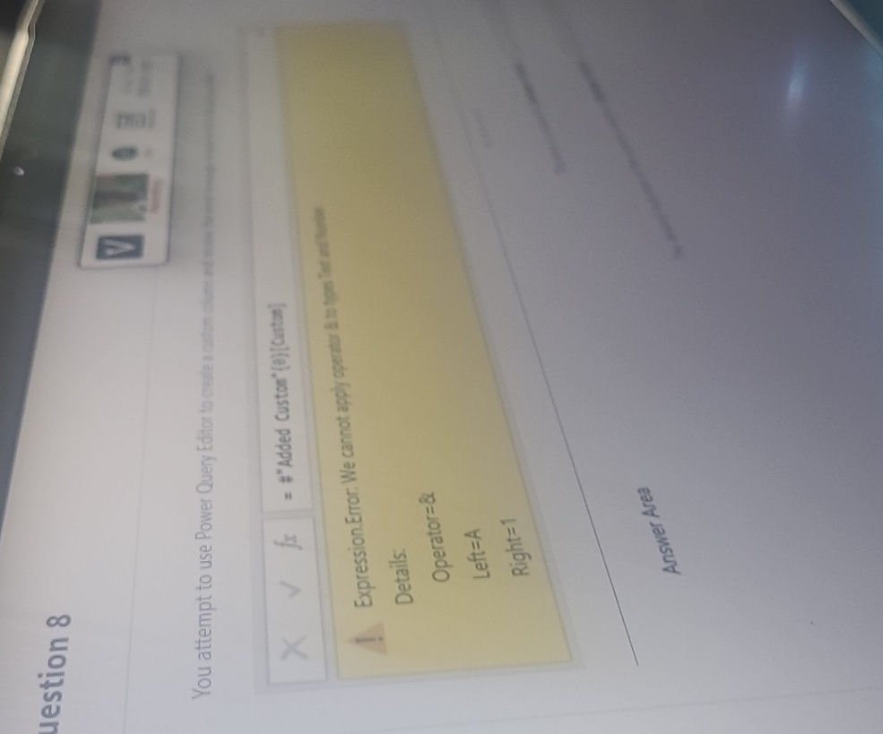 You attempt to use Power Query Editor to | StudyX