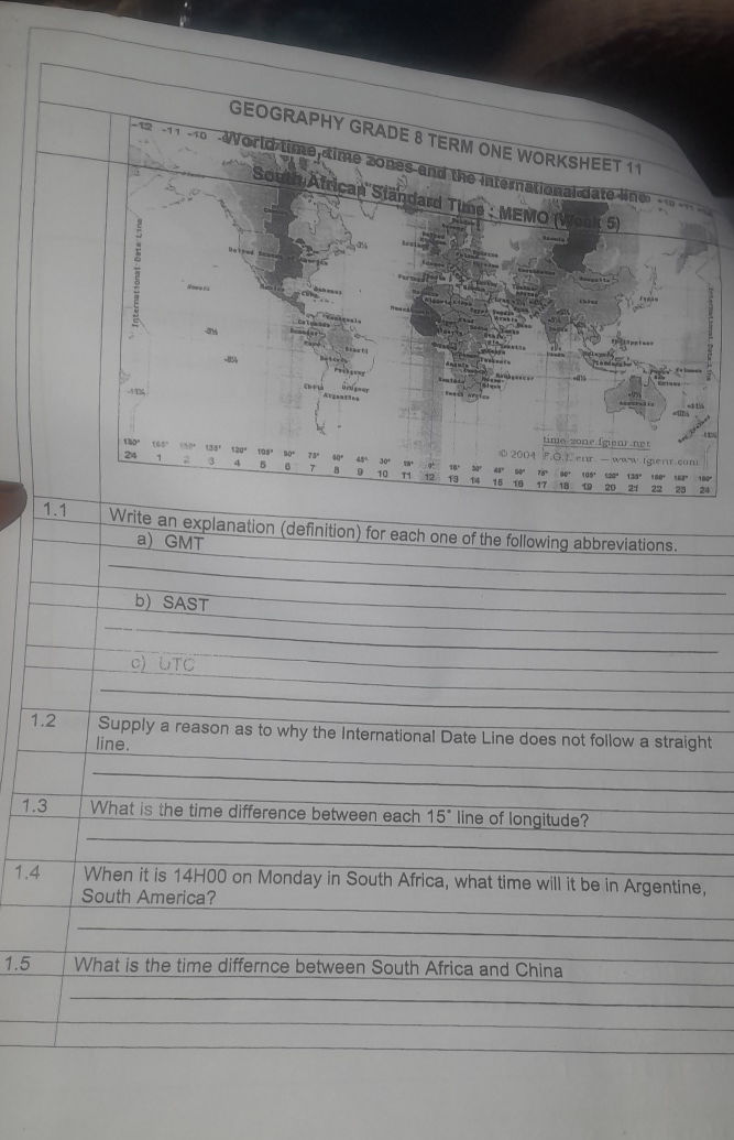 1.1 Write an explanation (definition) for | StudyX