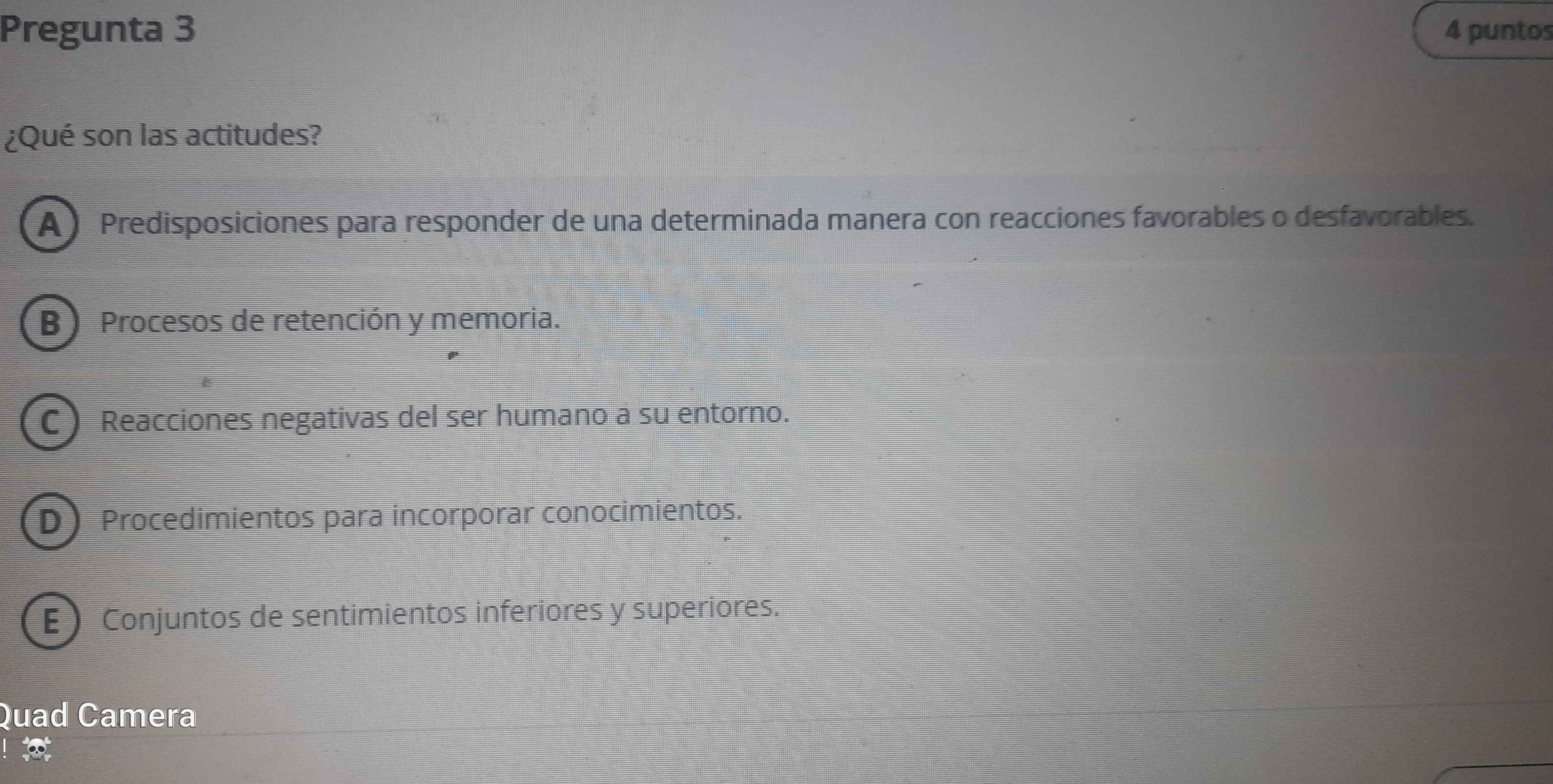 ¿Qué son las actitudes? (A) | StudyX