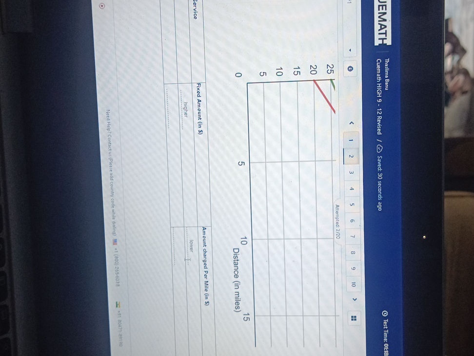 The image contains a graph and a table. The | StudyX