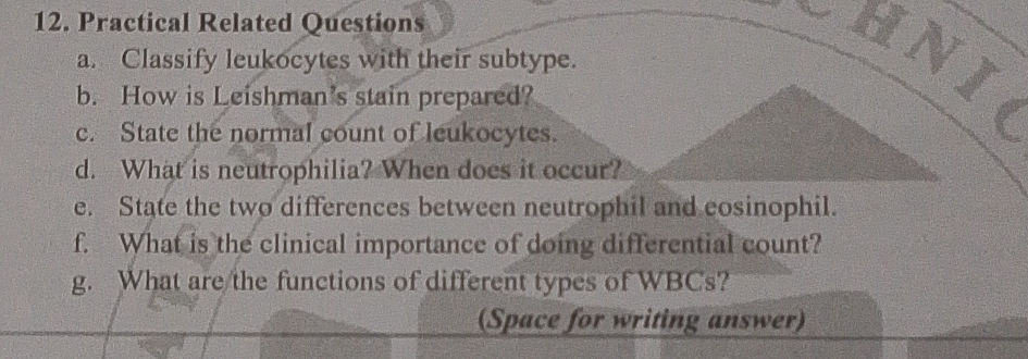 12. Practical Related Questions a. Classify | StudyX