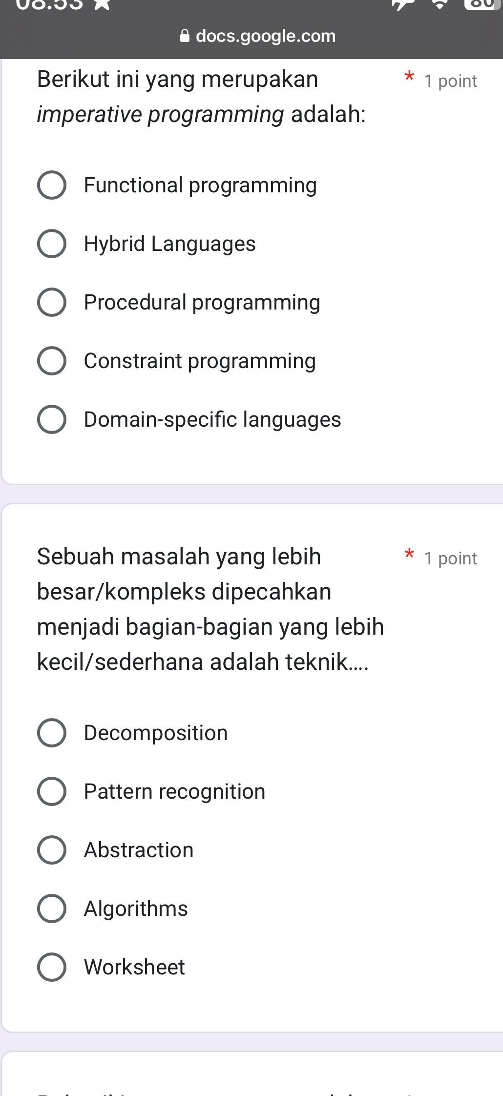 Berikut ini yang merupakan imperative | StudyX