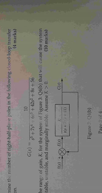 Determine the number of right-half-plane | StudyX