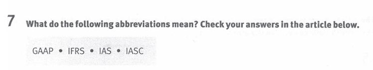 7 What do the following abbreviations mean? | StudyX