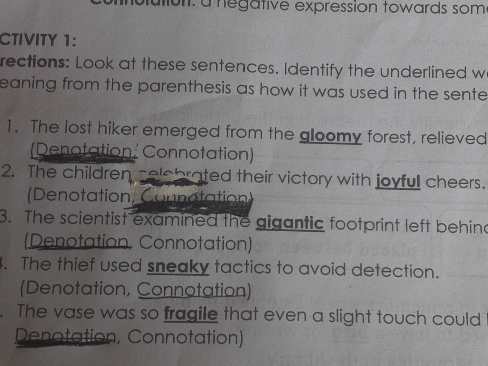ACTIVITY 1: Directions: Look at these | StudyX