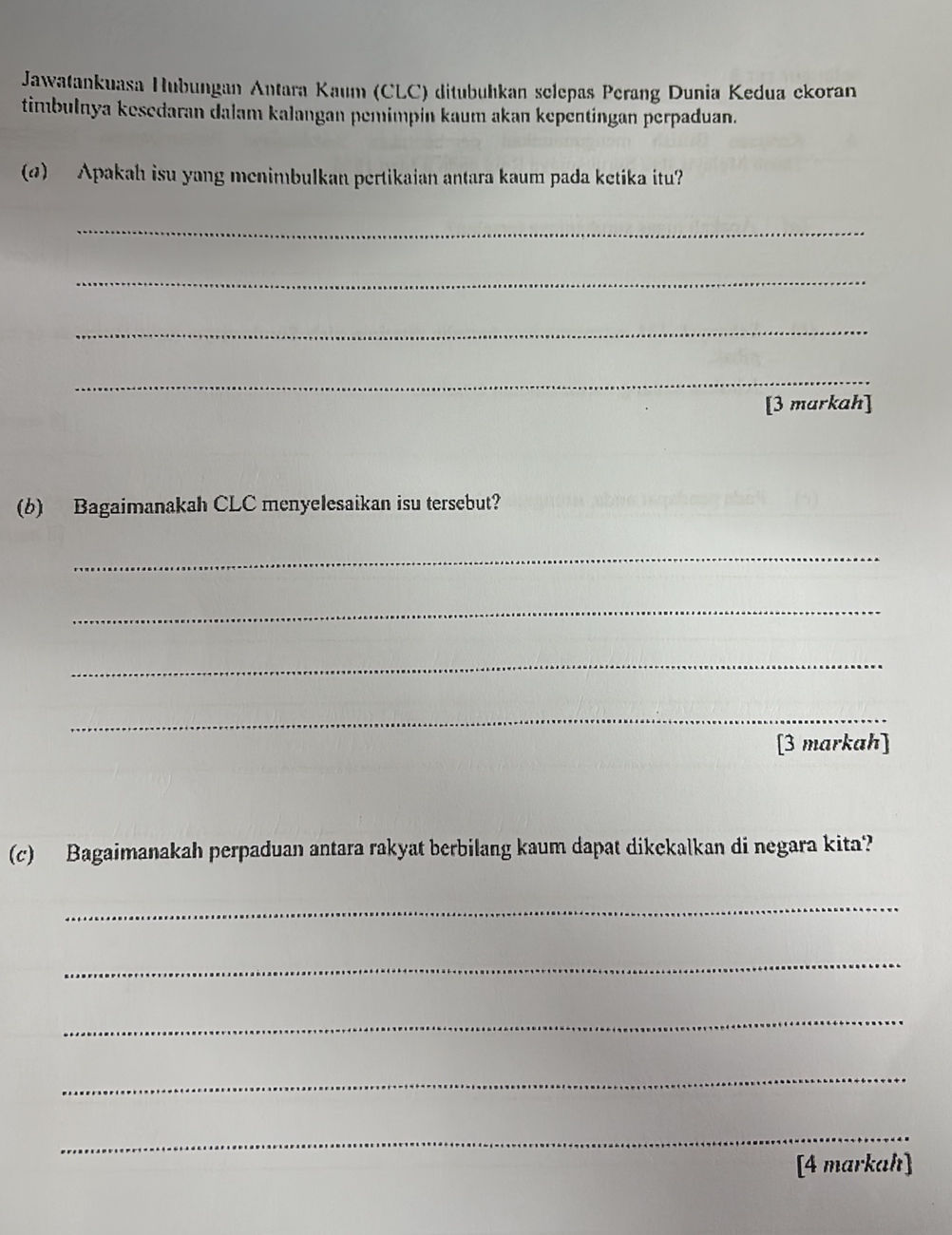 (a) Apakah isu yang menimbulkan pertikaian | StudyX