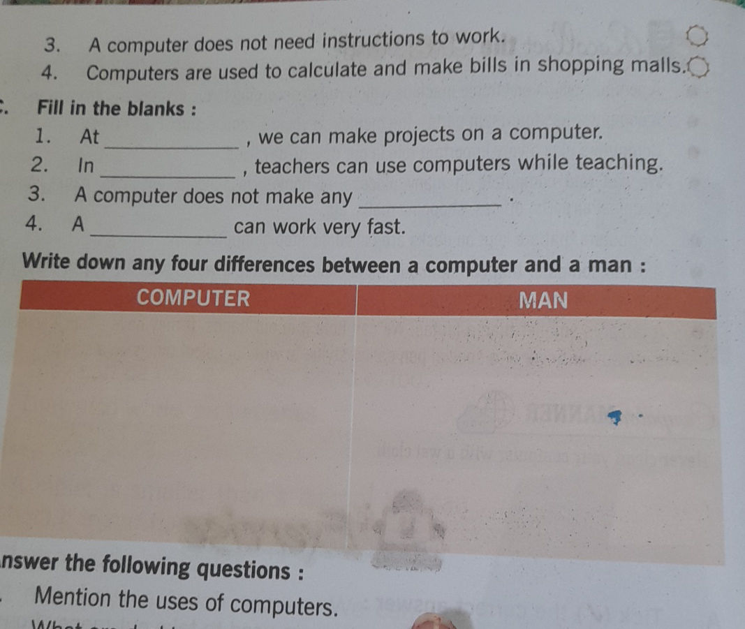 Fill in the blanks : 1. At __________, we | StudyX