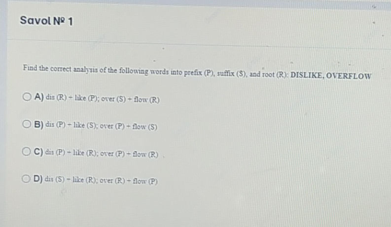 Find the correct analysis of the following | StudyX