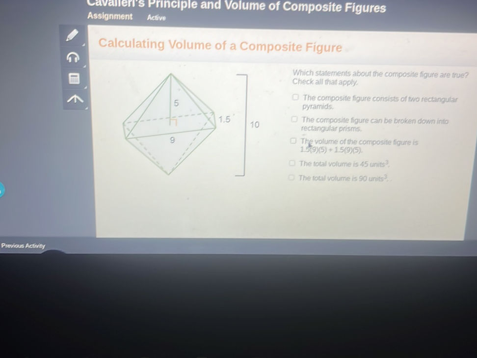 Which statements about the composite figure | StudyX
