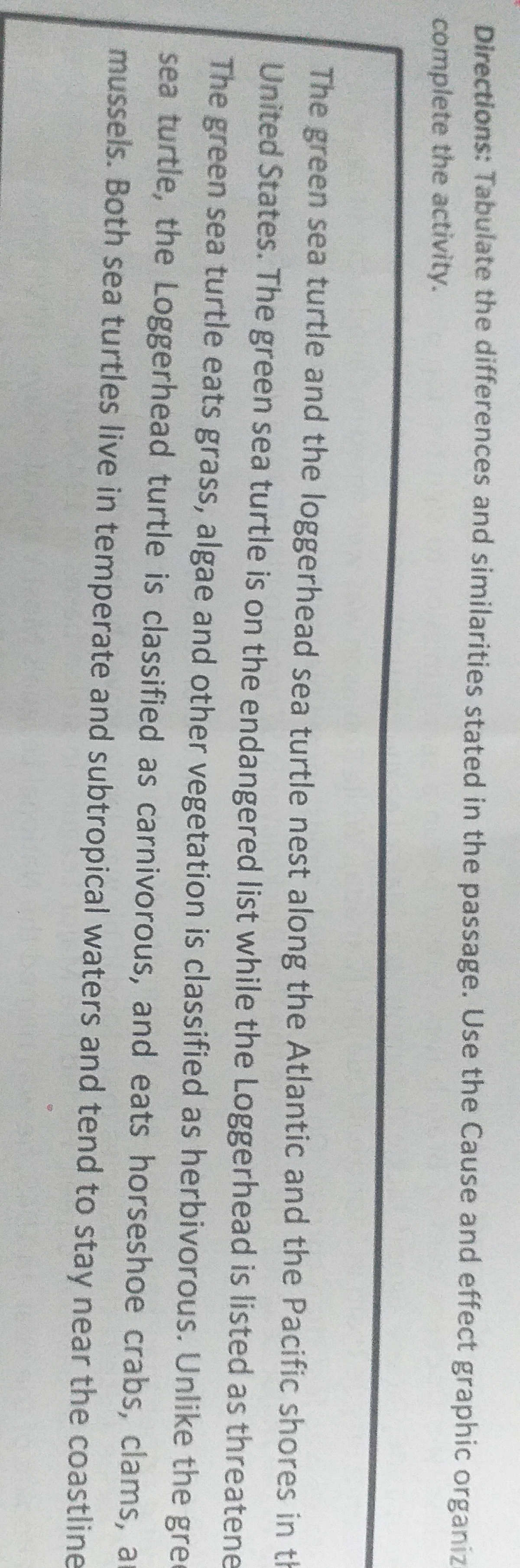 Directions: Tabulate the differences and | StudyX