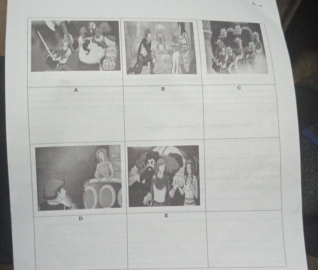 The image shows a series of illustrations | StudyX