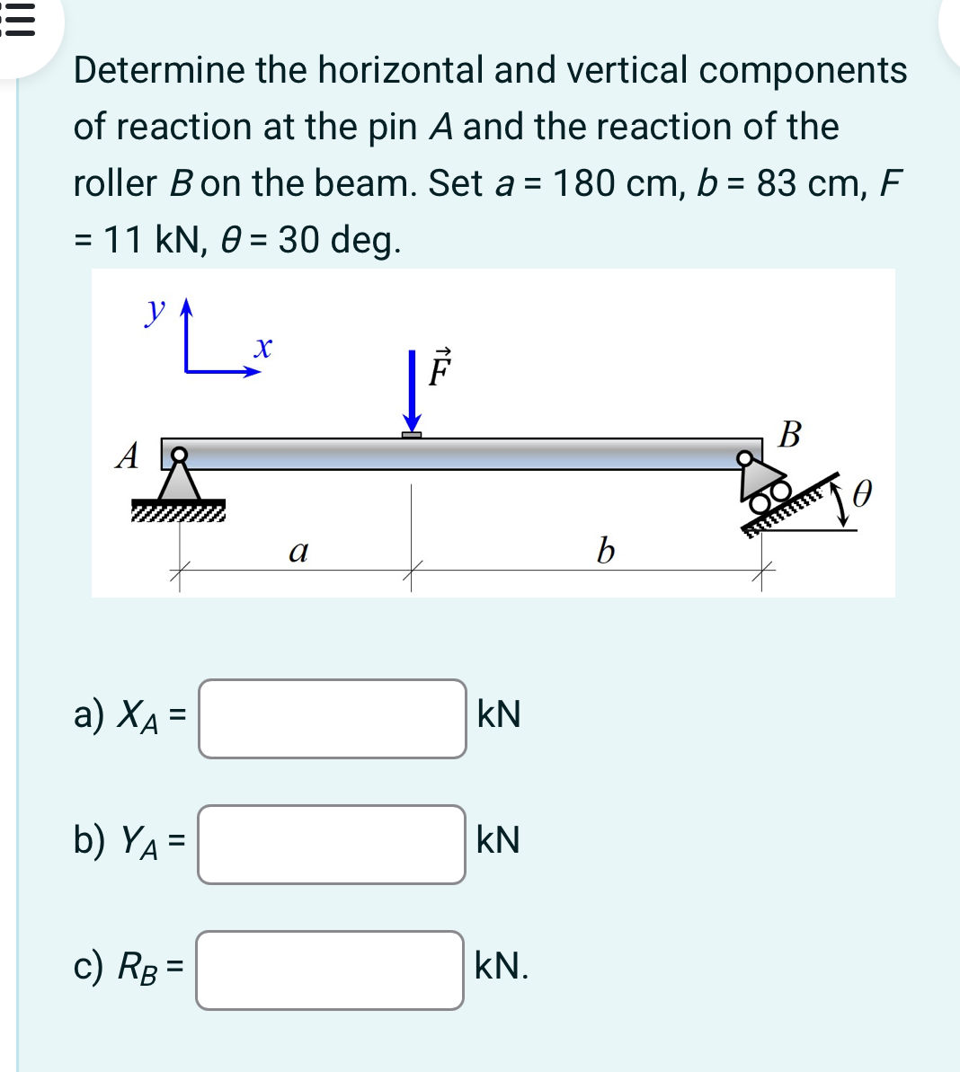 Determine the horizontal and vertical | StudyX