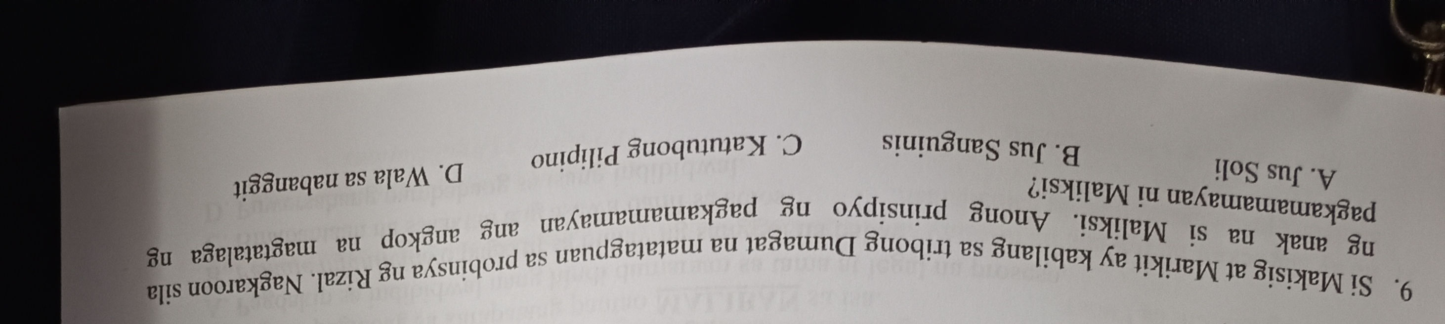 9. Si Makisig at Marikit ay kabilang sa | StudyX