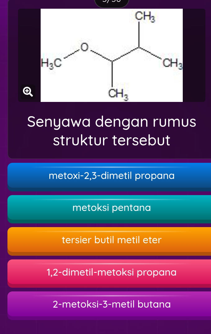 Senyawa dengan rumus struktur tersebut | StudyX