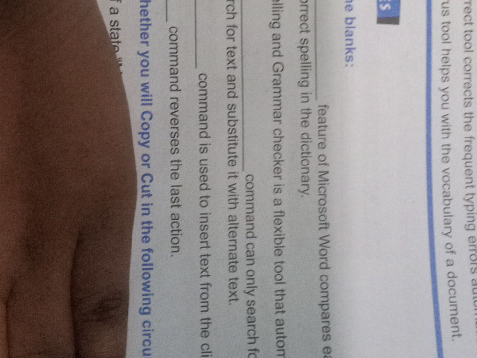 Fill in the blanks: feature of Microsoft | StudyX